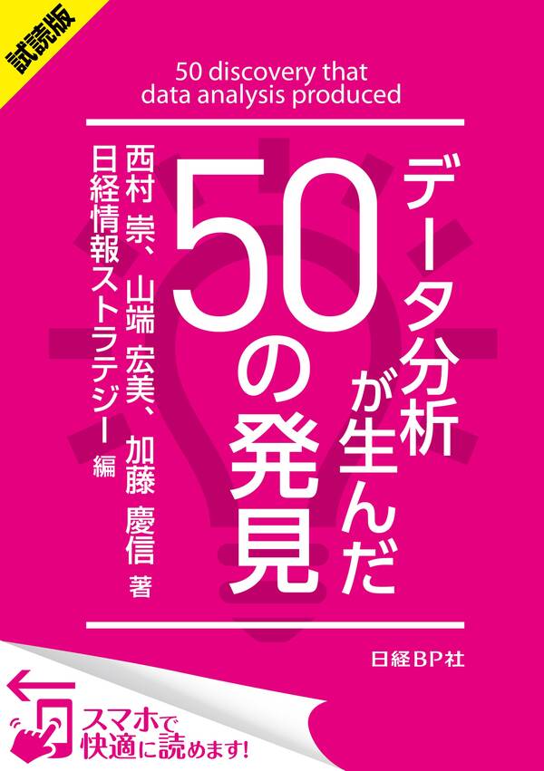 [無料]【新規登録で全巻50％還元！】＜試読版＞データ分析が生んだ50の発見（日経BP Next ICT選書）1巻|西村崇,山端宏実,加藤慶信|人気漫画を無料で試し読み・全巻お得に読むなら ...